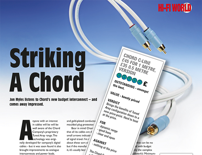 CHORD COMPANY C-Line RCA - Reptil Audio